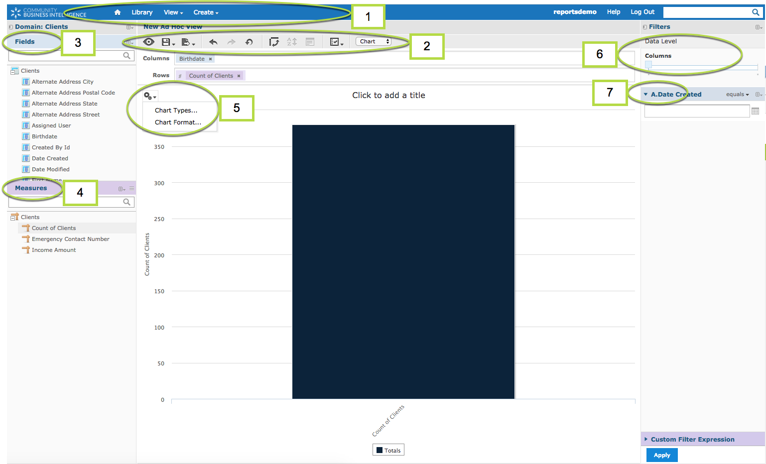 Creating Ad Hoc Views – Community BI Support